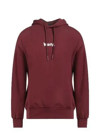 DISCLAIMER Hooded Cotton Sweatshirt - Red
