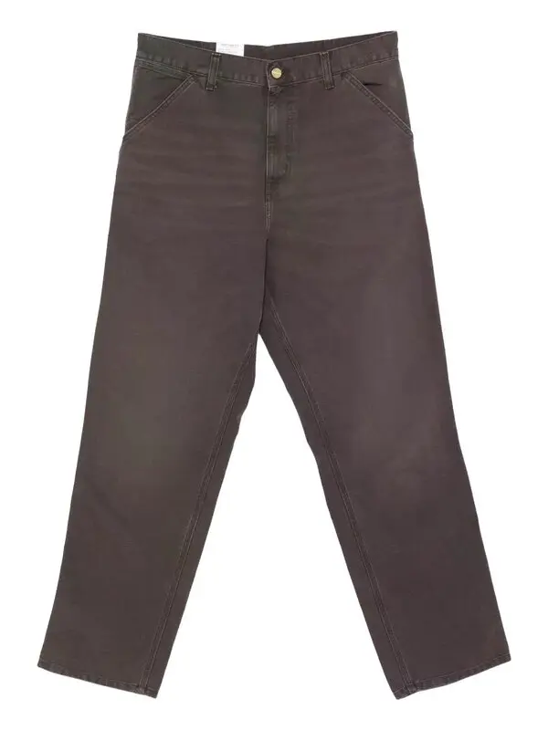 Carhartt Work In Progress Double-pocket Cotton Jeans - Brown
