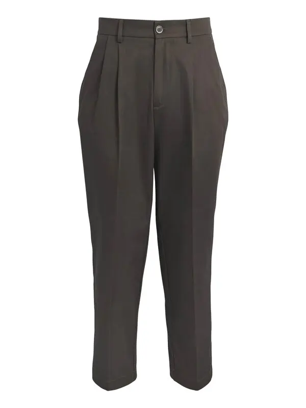 Barena Venezia Cotton Pleated Trousers - Green