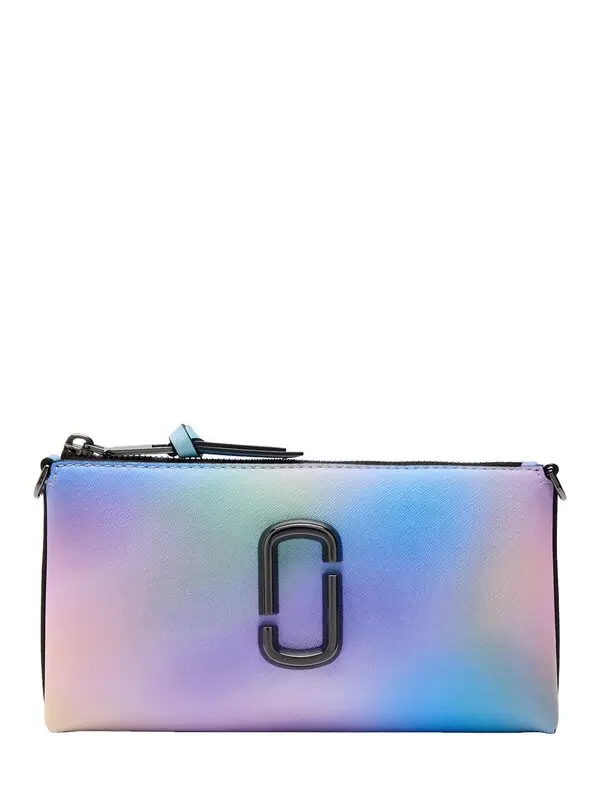 Marc Jacobs The Pochette Degradé Leather Shoulder Bag - Blue