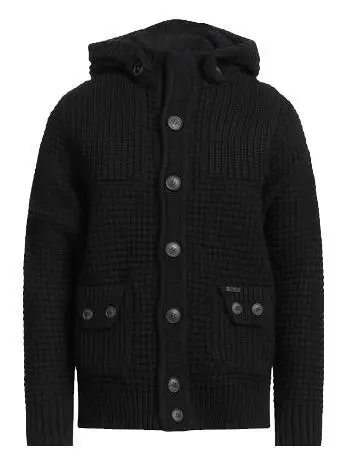 BARK Wool And Polyamide Duffle Coat - Black