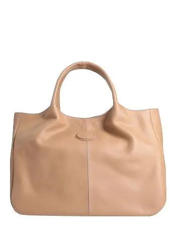 TOD'S Sand Leather Tote - Beige