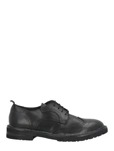 Moma Lace-up Calfskin Brogues - Black