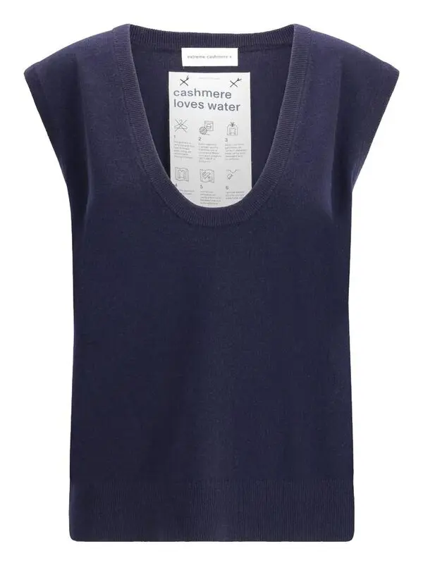 Extreme Cashmere The Lord Vest - Blue