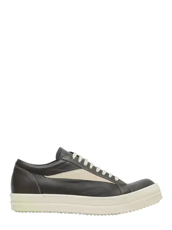 Rick Owens Vintage Leather Sneakers - Grey