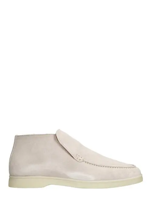 AURELIEN City Suede Loafers - Bone