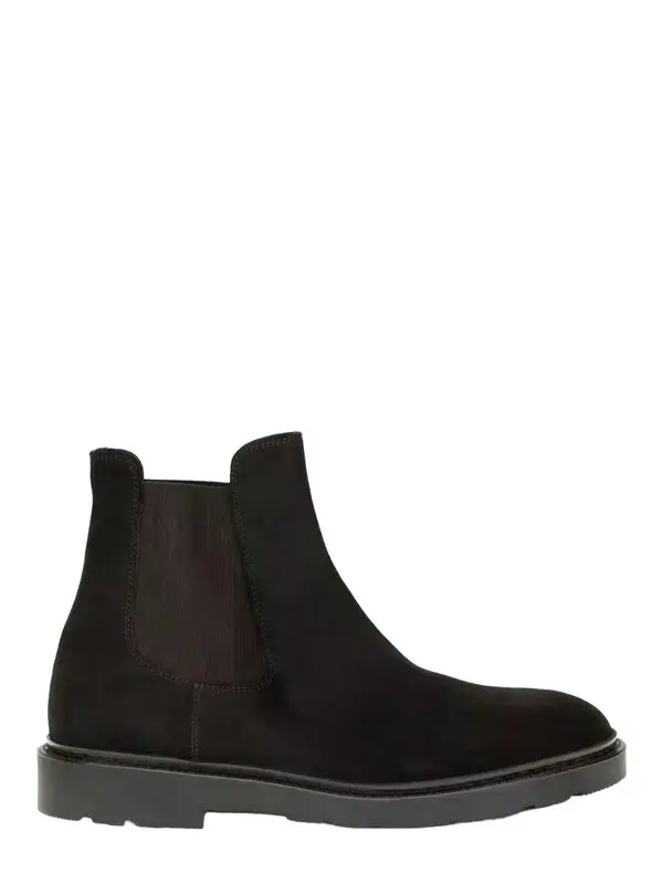 Fratelli Rossetti Elastic-panel Suede Boots - Brown