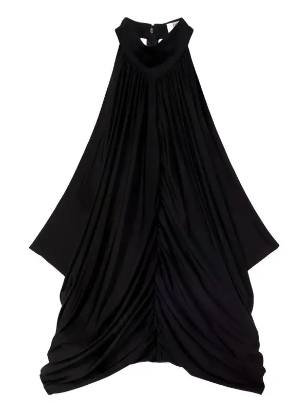 Emilio Pucci Draped Turtleneck Top - Black