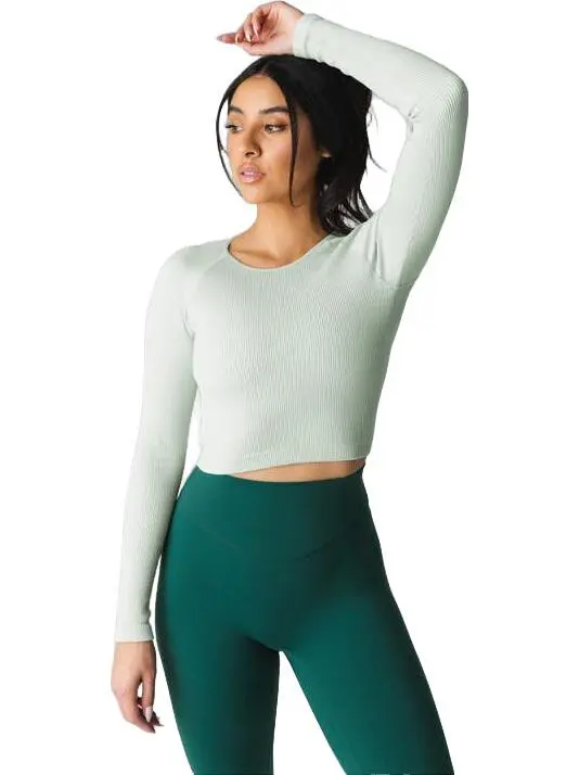 VITALITY Synergy Open Back Long Sleeve - Mint