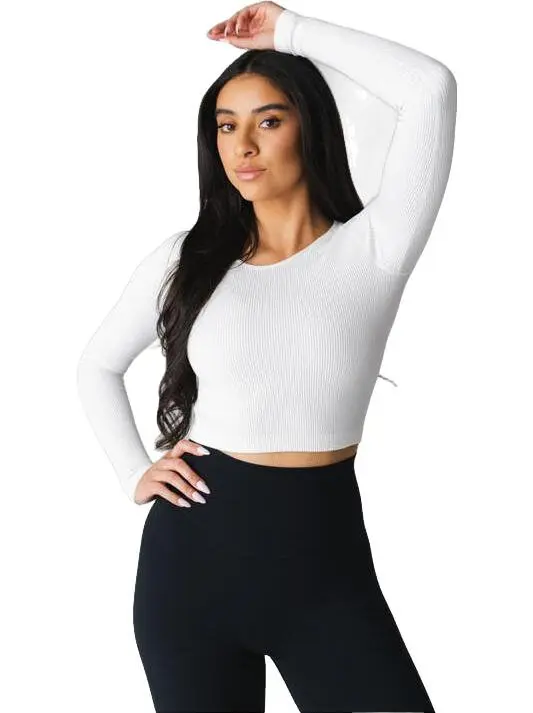 VITALITY Synergy Open Back Long Sleeve - Snow
