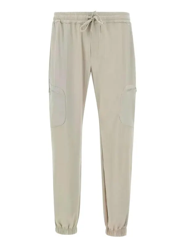 Eleventy Drawstring Trousers - Neutrals