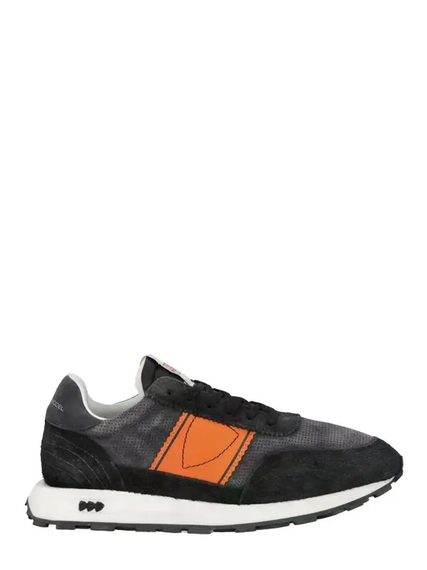 Philippe Model Tour Panelled Suede Low-top Sneakers - Grey