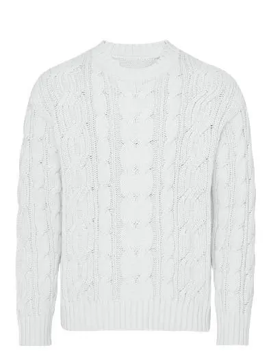 Vilebrequin Cableknit Cotton Philippe Pullover Sweater - White