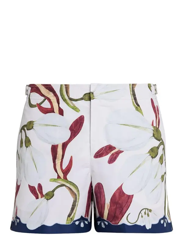 Orlebar Brown Setter Orchis Print Swim Shorts - Night Iris