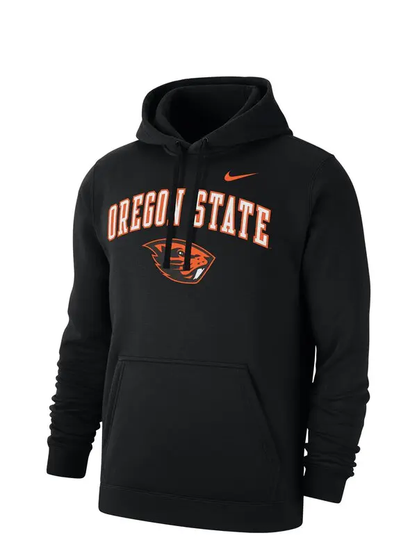 Nike Oregon State Club College Pullover Hoodie - Black