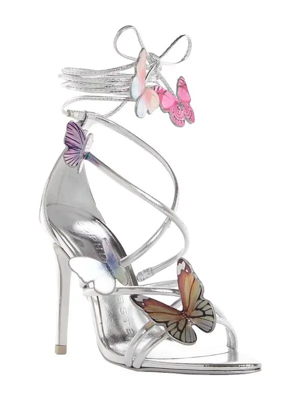 SOPHIA WEBSTER Vanessa Ankle Tie Sandals - Moonshine