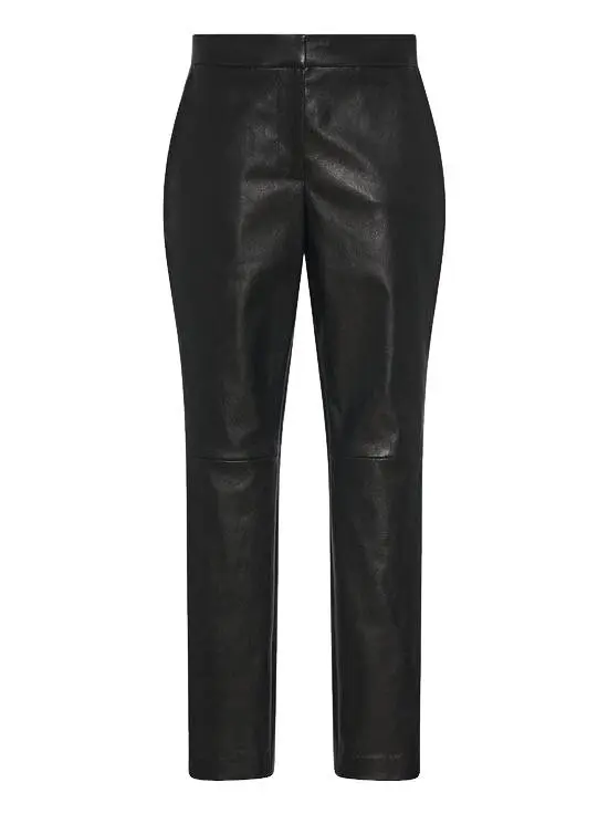 Rosetta Getty Cropped Stretch Plongé Skinny Pant - Black