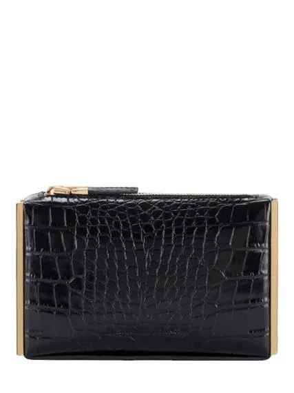 Elisabetta Franchi Clutch With Zip - Black