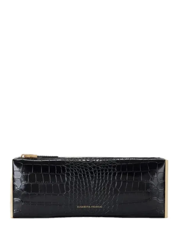 Elisabetta Franchi Baguette With Zip - Black