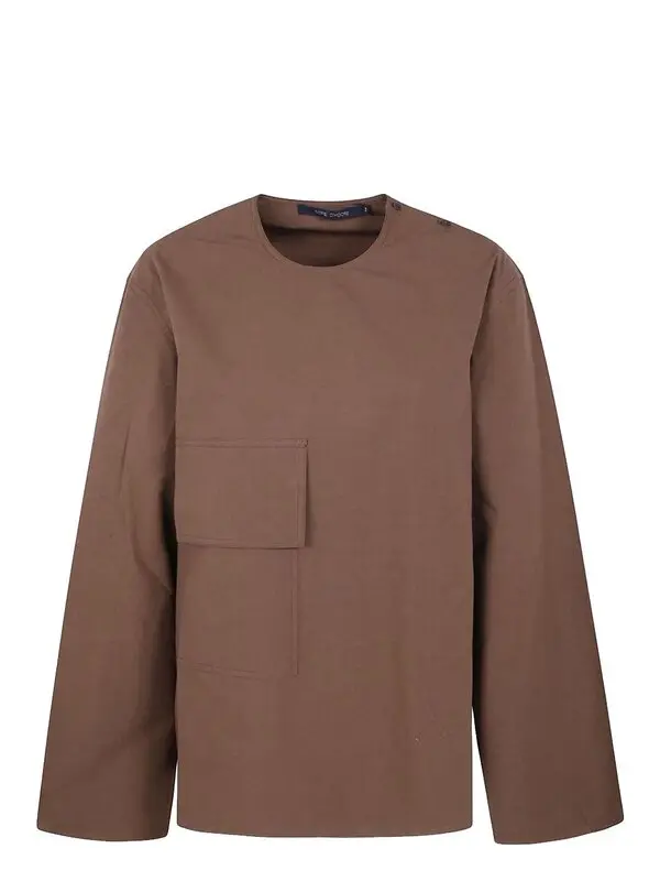 Sofie D'hoore Round Neck Shirt - Brown