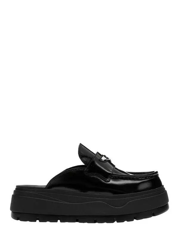 JORDAN Mule - Black/metallic Silver