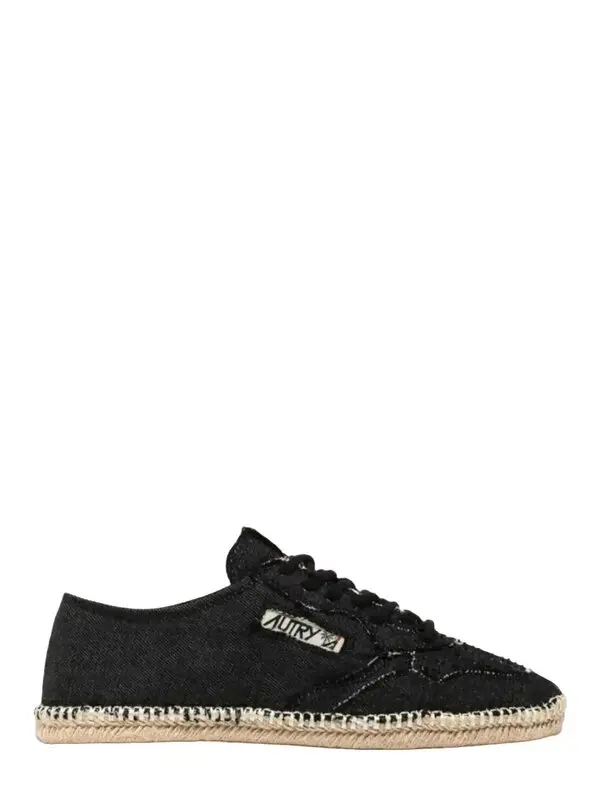 AUTRY Denim Low-top Espadrilles - Nero