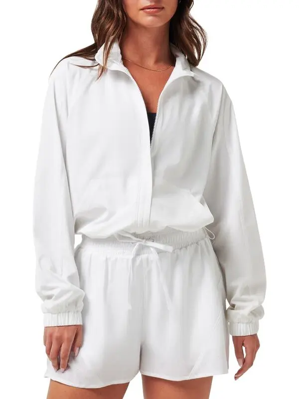 Travis Mathew Shifting Sands Zip Jacket - White