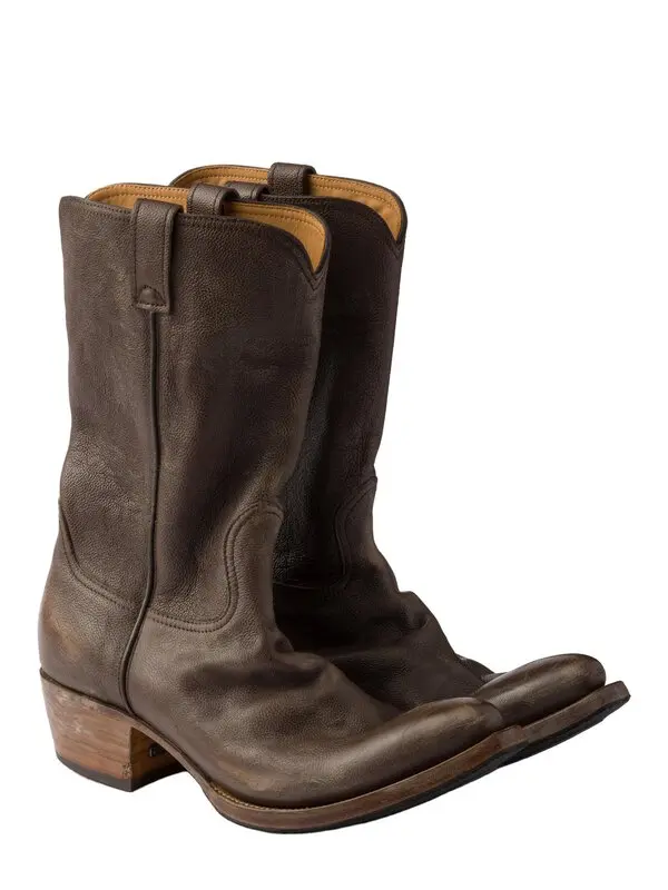 Prada Leather Boots - Sienna