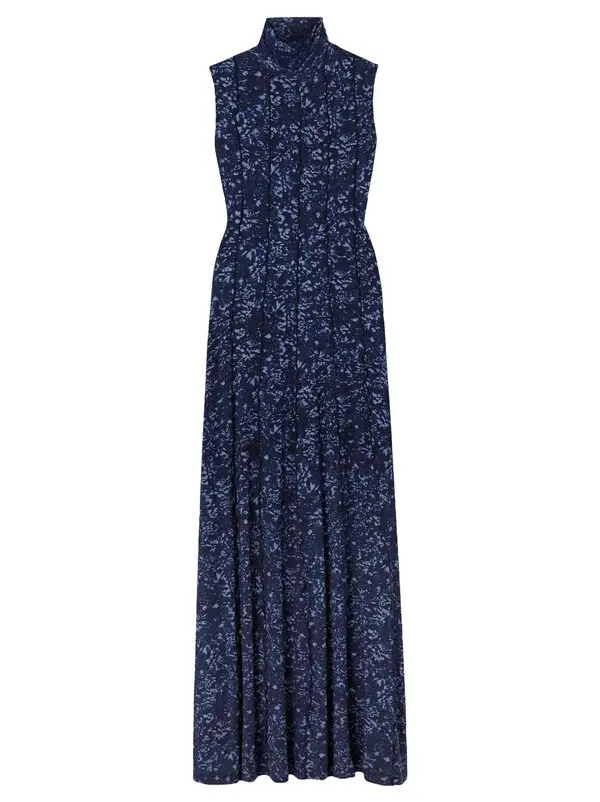 Proenza Schouler White Label Valentina Printed Maxi Dress - Blue
