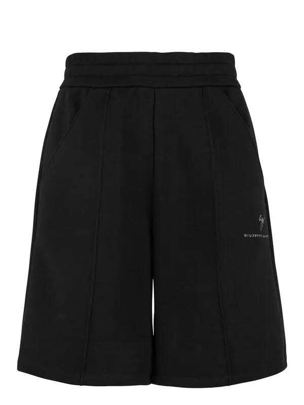 GIUSEPPE ZANOTTI Cotton Shorts - Black