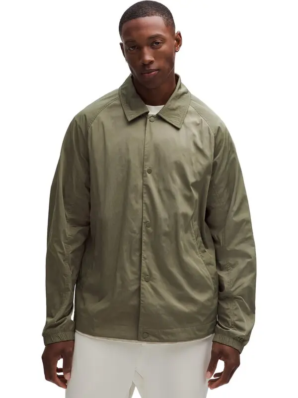 Lululemon Relaxed Fit Coaches Jacket - Bay Leaf