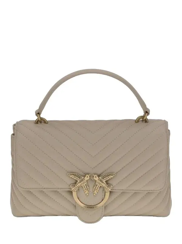 Pinko Love Lady Handbag - Beige