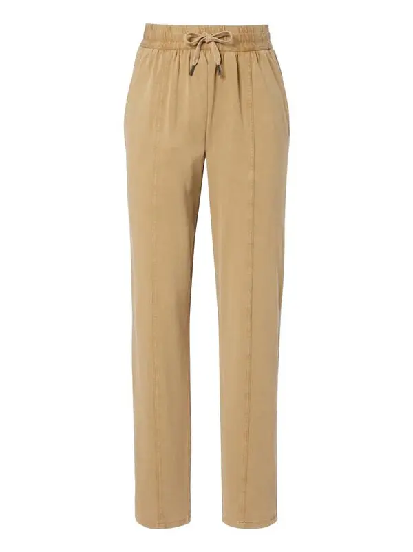 MARANT ETOILE Rozene Cotton Jersey Sweatpants - Brown