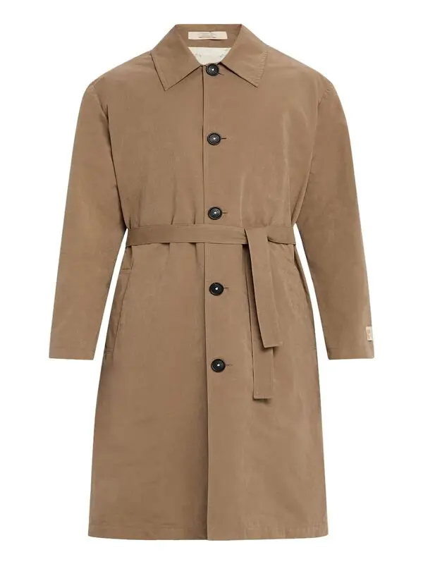 Massimo Alba Mustang Belted Rain Coat - Beige