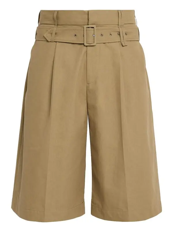 Simone Rocha Wide-leg Knee-length Shorts - Stone