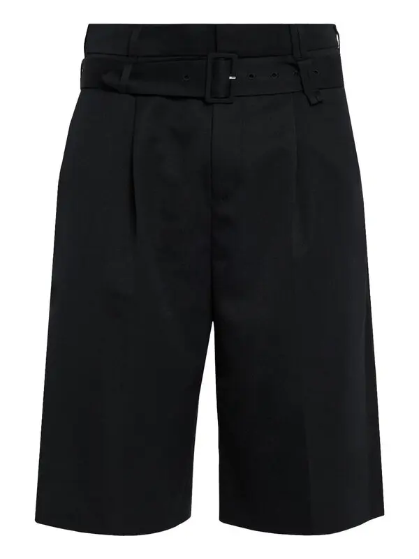Simone Rocha Wide-leg Knee-length Shorts - Black