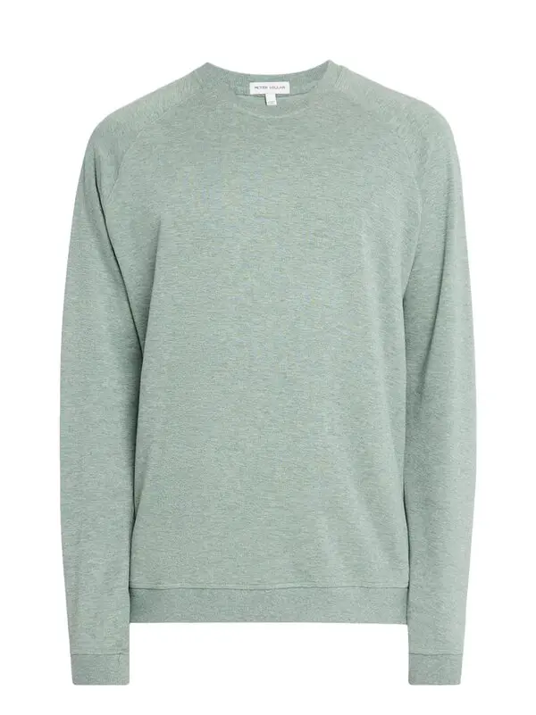 Peter Millar Crown Comfort Knit Crewneck Sweatshirt - Basil