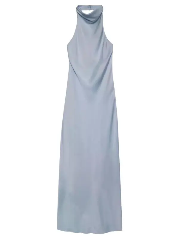 ANINE BING Eliana Halterneck Dress - Grey