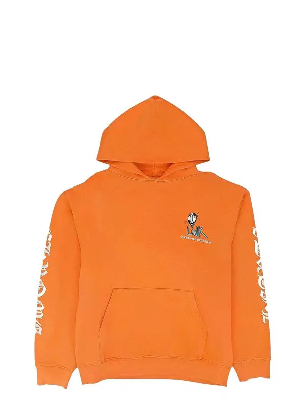 Chrome Hearts Graphic-print Hoodie - Orange