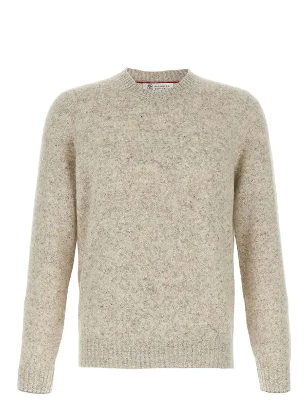 Brunello Cucinelli Buttoned Yarn Sweater - Gray