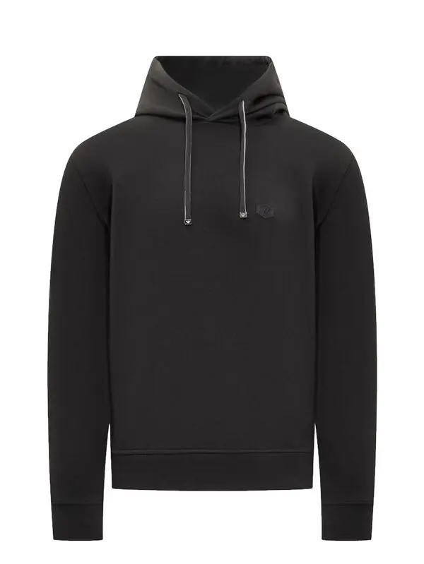 Emporio Armani Cotton Hoodie - Black