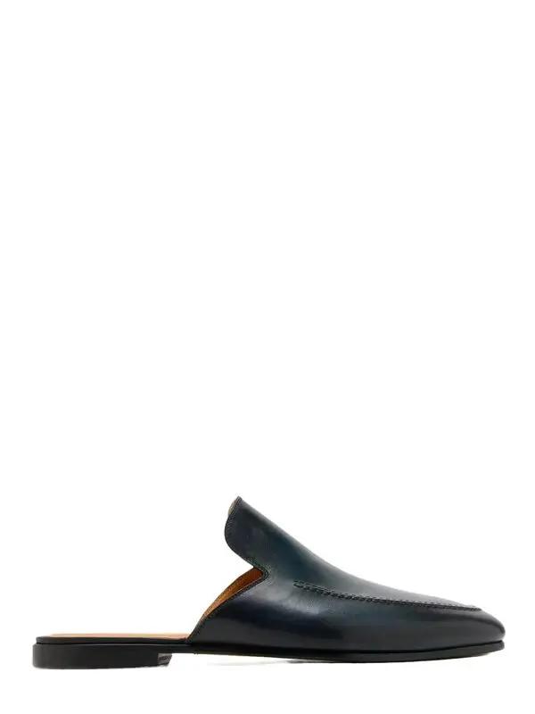 Magnanni Harrison Ii Leather Mules - Blue