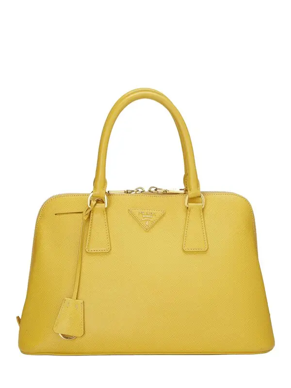 Prada Saffiano Promenade Medium - Yellow
