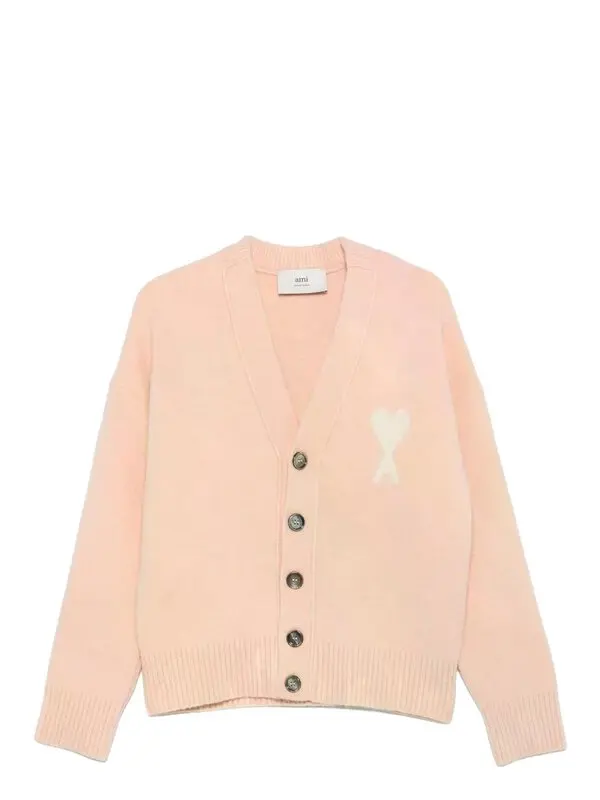 Ami De Coeur Button Cardigan - Neutrals