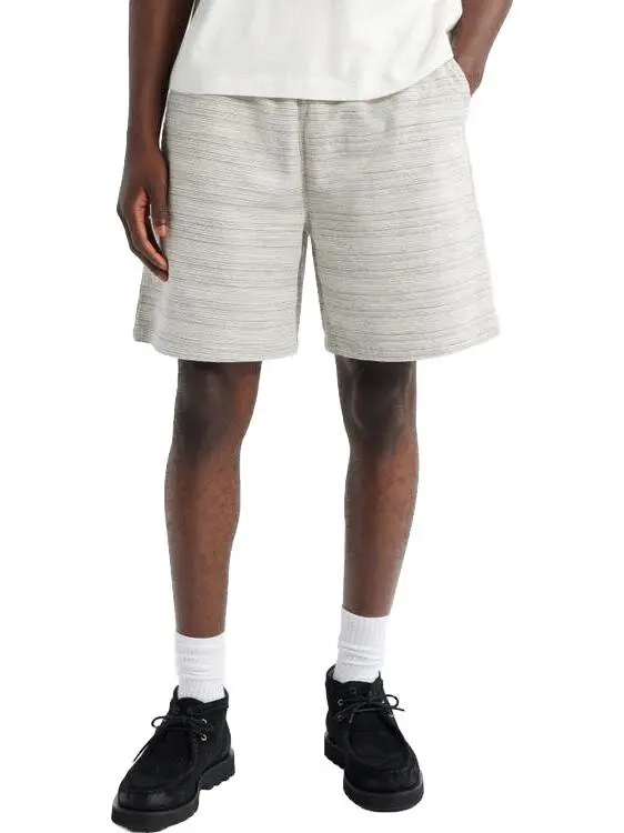 Carhartt Work In Progress Cotton Jacquard Shorts - Gellar Stripe Wax