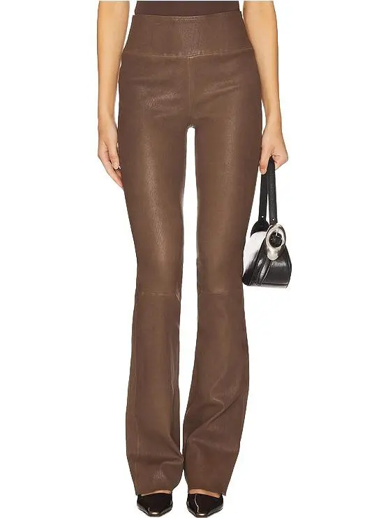 Sprwmn Micro Flare Pant - Truffle