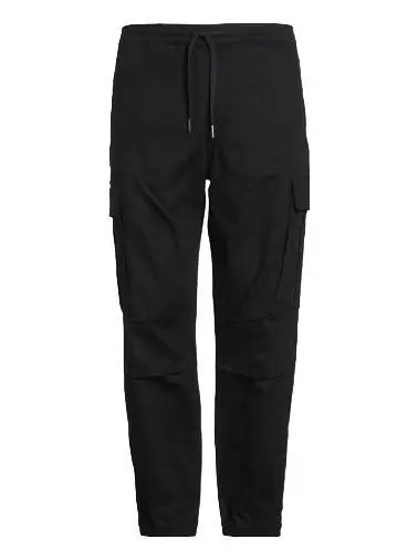 Armani Exchange Cargo Pants With Brand Logo - Black