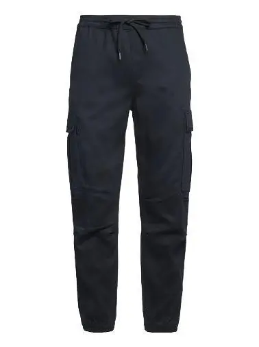 Armani Exchange Cargo Pants With Brand Logo - Navy