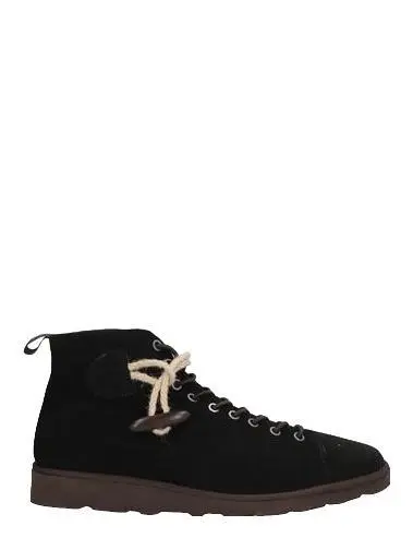 PANCHIC Shearling High-top Sneakers - Black