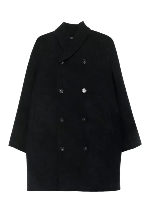 Sofie D'hoore Shawl-collar Double-breasted Coat - Grey